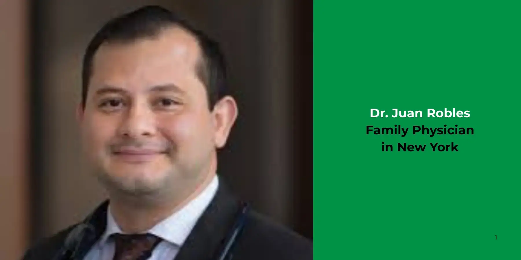 Dr. Juan Robles, Family Physician - HealthyWrites